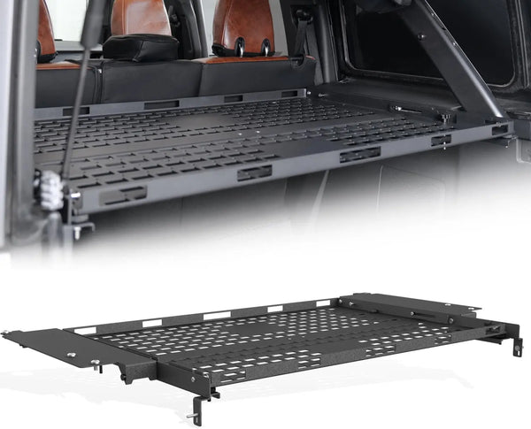 300LB Rear Foldable Cargo Basket Rack Fit for 2021-2025 Ford Bronco 4 ...