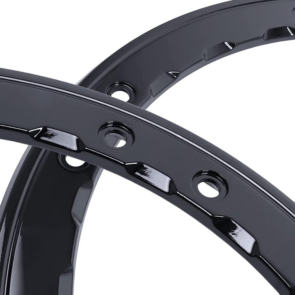 Broaddict 5X Bead Lock Trim Black Rings Kit Fit for 2021-2025 Ford ...