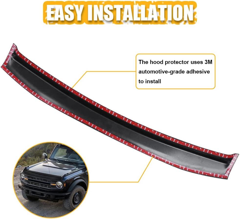 Hood Deflector Protector for Ford Bronco 2021-24 Shield Bug Deflector ...