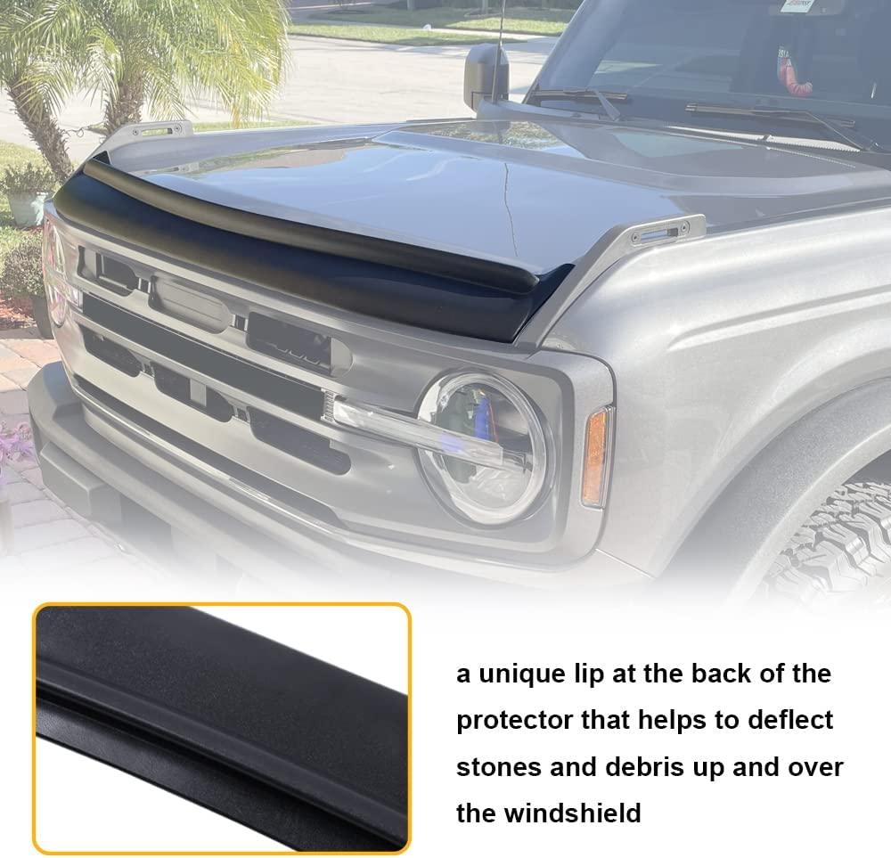 Hood Deflector Protector for Ford Bronco 2021-24 Shield Bug Deflector ...