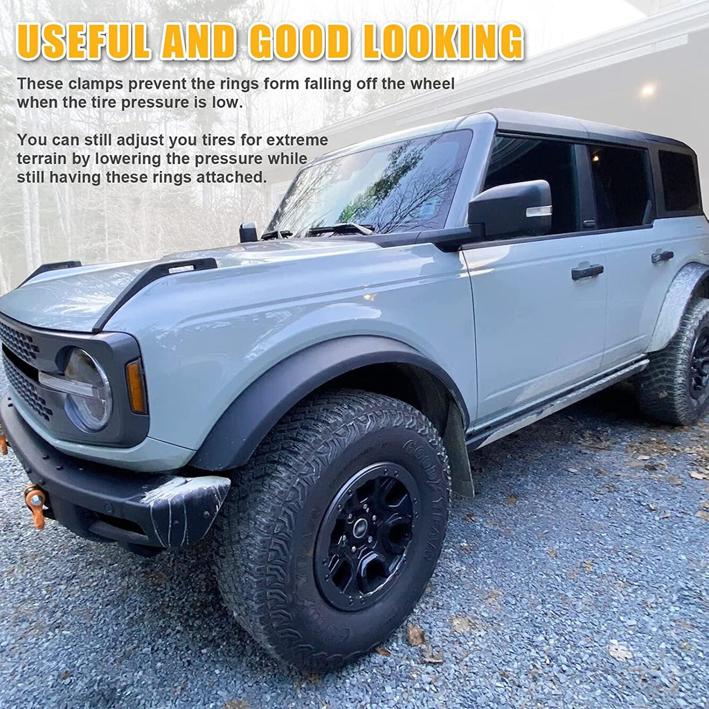 Broaddict 5X Bead Lock Trim Black Rings Kit Fit for 2021-2025 Ford ...